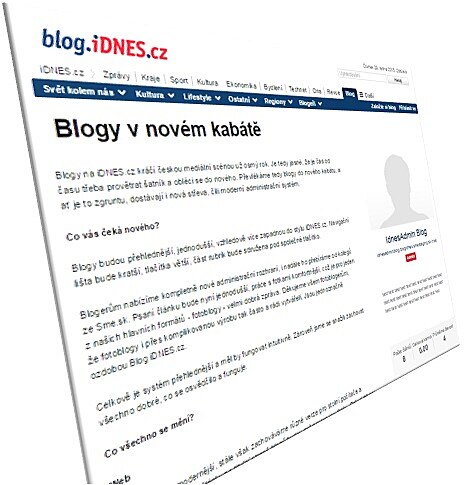 Blogy v novém kabátě - Blog iDNES.cz