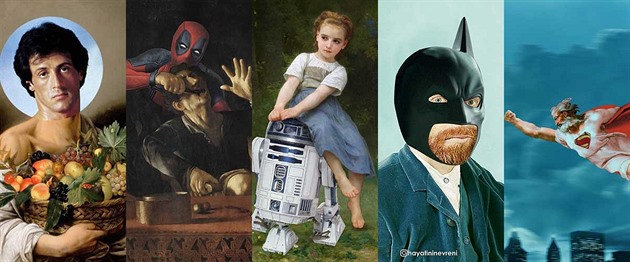Fotogalerie: Když smícháte popkulturu se slavnými obrazy, vzniká krása ...