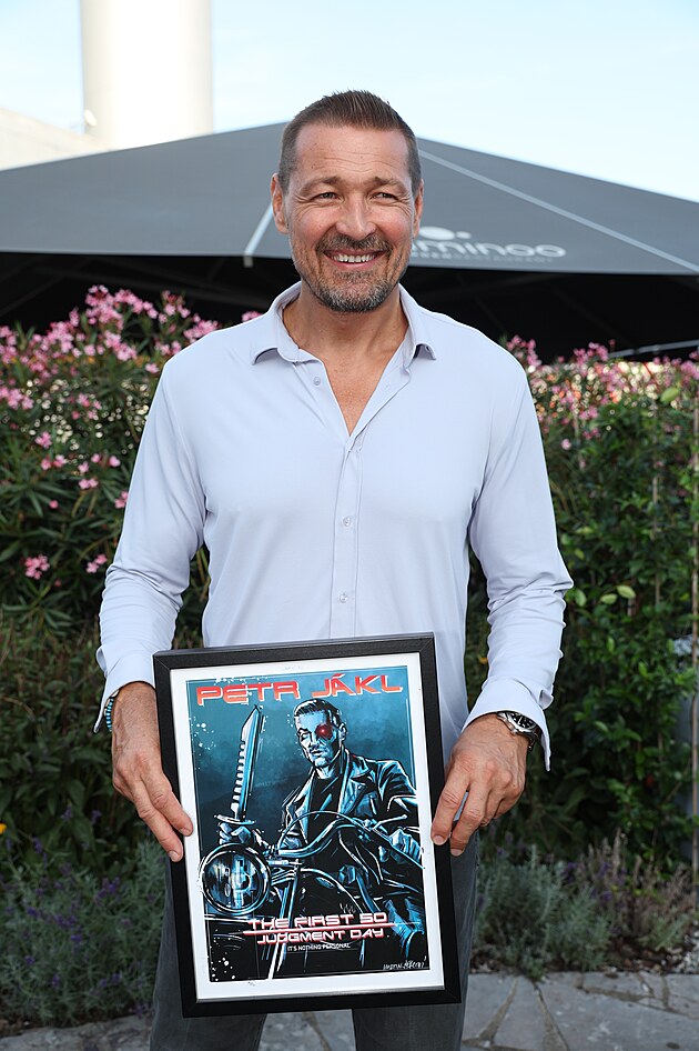 Fotogalerie: Petr Jákl na premiéře filmu V pasti.