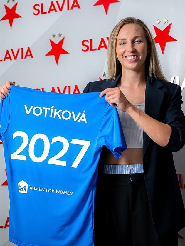 Fotogalerie: Barbora Votíková se vrátila do Slávie.