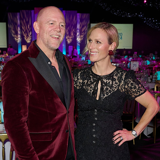 Láska na červeném koberci: Zara a Mike Tindall zazářili na udílení cen ...