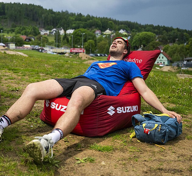 Fotogalerie: Patrik a Markéta Děrgelovi v pohodě před startem akce ...