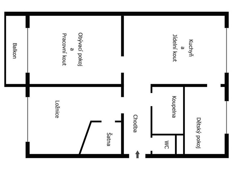 Fotogalerie: Proměna panelového bytu 3+1