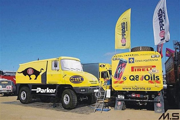 Loprais Tatra Team staví nový kamion, podívejte se na návrhy designu ...