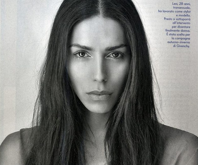 Fotogalerie: Transsexuální modelka Lea T pro Vanity Fair Italy