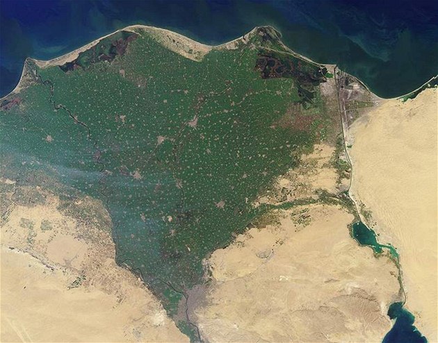 Fotogalerie: Delta Nilu (moderní snímek)