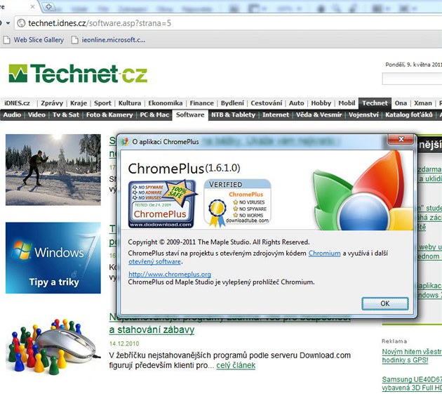 ChromePlus je nadopovaný prohlížeč Chrome s funkcemi navíc - iDNES.cz