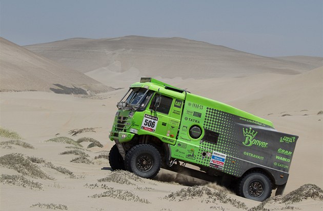 Kolomý drží na Dakaru čtvrté místo, Loprais ve čtvrtek stačil favoritům - iDNES.cz