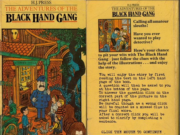 The Black Hand Gang je knižní dobrodružství, které procvičí angličtinu ...