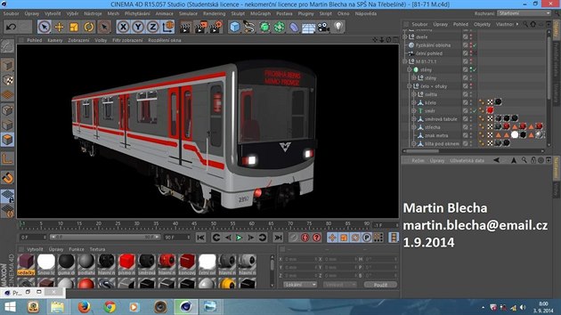 Fotogalerie: Model souprav 81-71 a 81-71M pražského metra, který ...