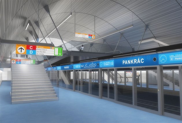 Fotogalerie: Finální vizualizace interiéru stanice metra Pankrác na ...