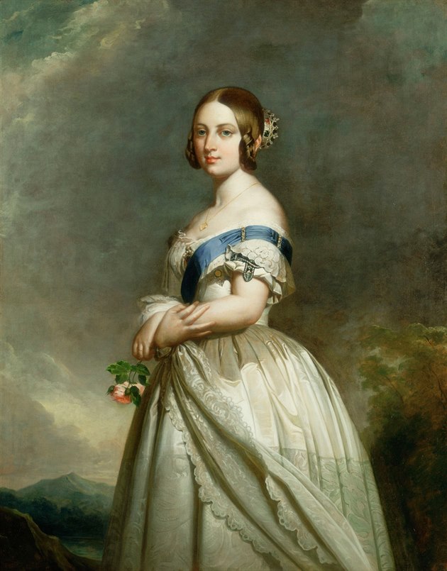 Fotogalerie: Britská královna Viktorie na dobovém portrétu