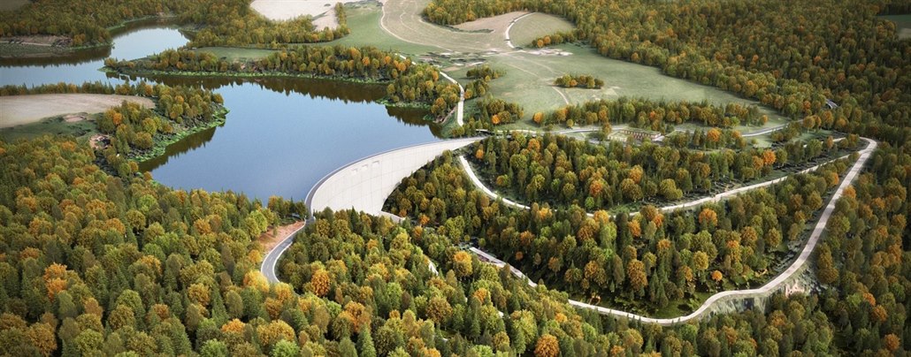 Pecku návrh přehrady zaskočil, Skuhrov je svolný. Stát se jich moc ...