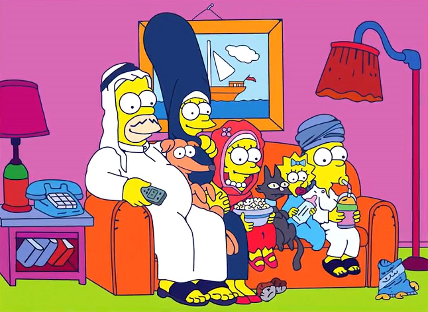 Omar a kavárna U Vočka. Arabizovaná verze Simpsonů byla krachem
