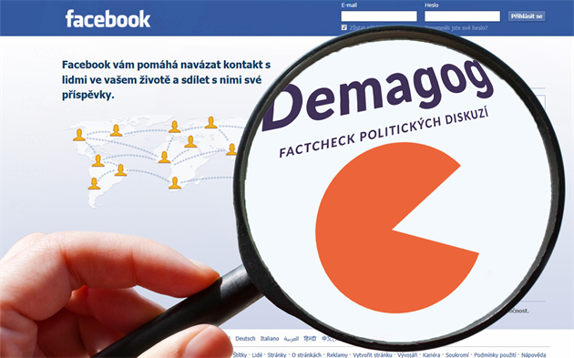 Před demagogy vás na Facebooku ochrání Demagog. Sleduje české politiky ...