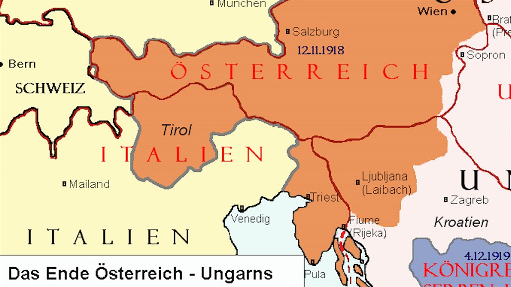 Před 100 lety přišli Rakušané o Jižní Tyrolsko - iDNES.cz