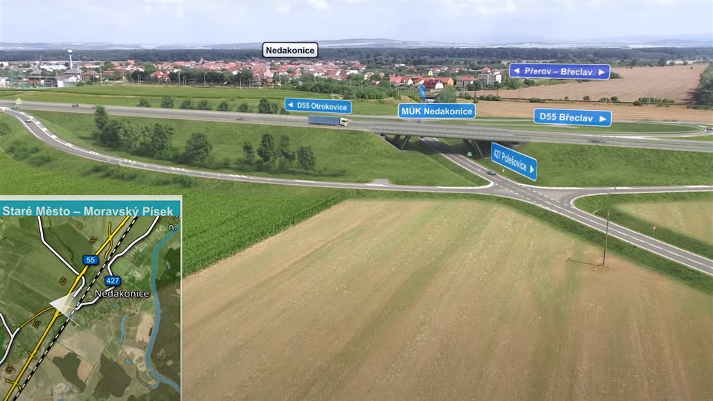 Stavba D55 ze Starého Města do Moravského Písku začne příští rok - iDNES.cz