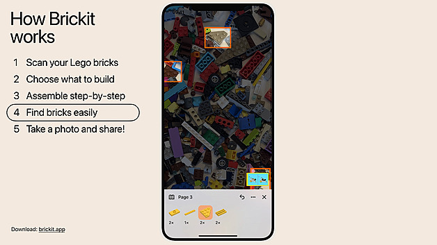 Brickit. Na hromadu lego kostiček stačí namířit mobil - iDNES.tv
