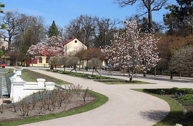 Zrevitalizovaný park Michalov v Přerově.
