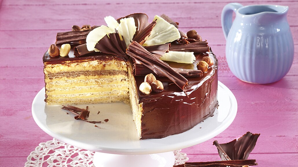 Dort z lázeňských oplatek – Recepty iDNES.cz