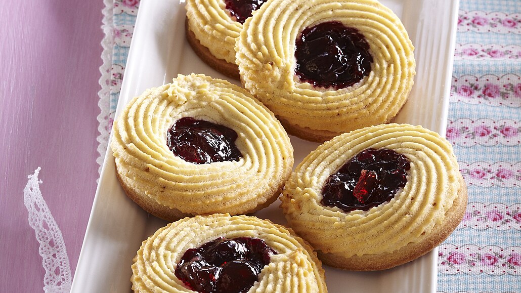 Linecké koláčky s marmeládou – Recepty iDNES.cz