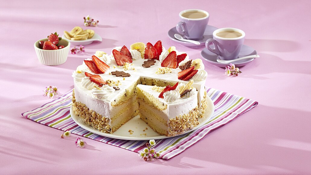 Kávový dort s banány – Recepty iDNES.cz