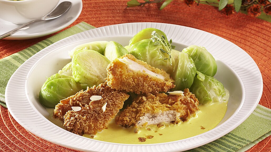 Kuřecí řízečky s růžičkovou kapustou – Recepty iDNES.cz