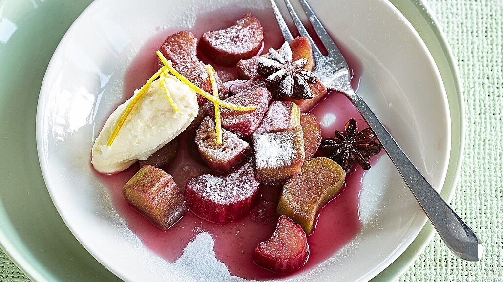 Pečená rebarbora s pomerančovým krémem – Recepty iDNES.cz