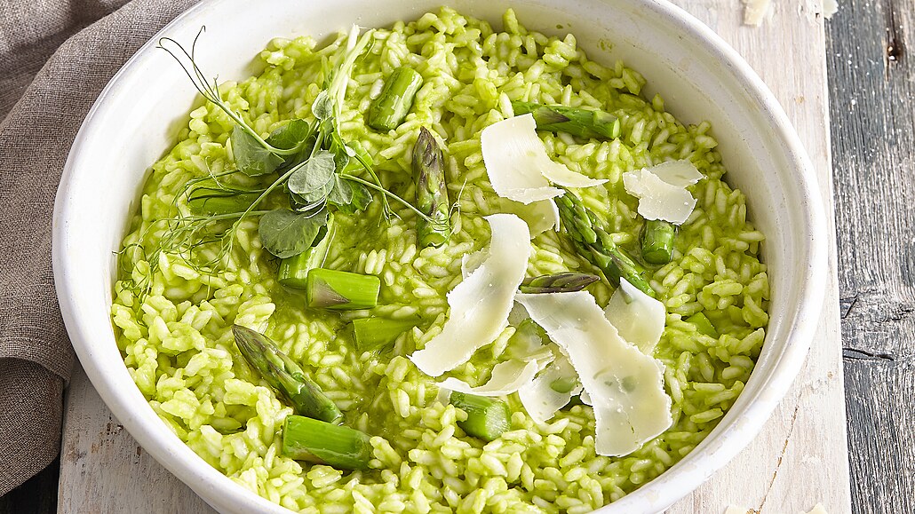 Rizoto s chřestem – Recepty iDNES.cz