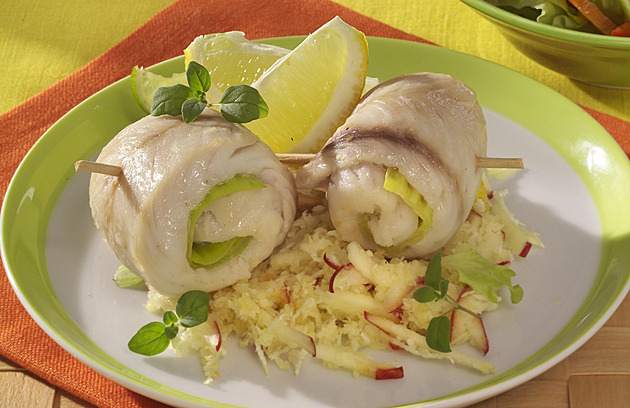 Fotogalerie: Ryba s křenem a jablky