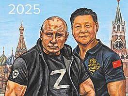 OBRAZEM: Propaganda na celý rok. Z kalendáře FSB shlížejí svalovci ...