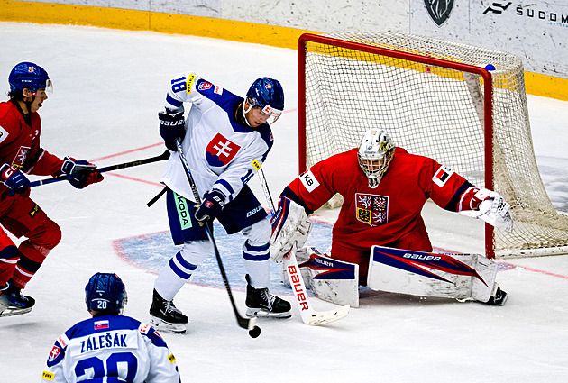 Z nominace hokejové dvacítky vypadl zraněný brankář Milota - iDNES.cz