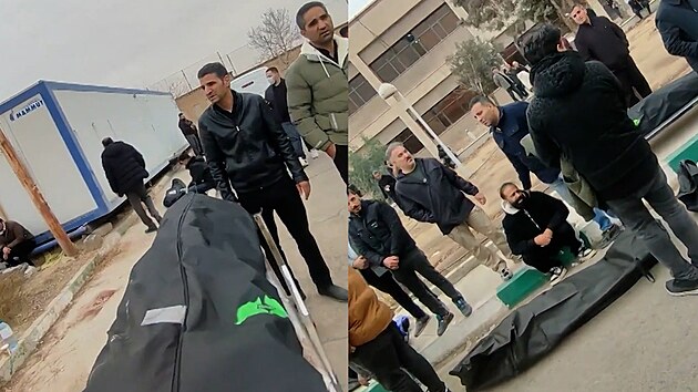 Před márnicí v Teheránu se hromadí těla demonstrantů - iDNES.tv