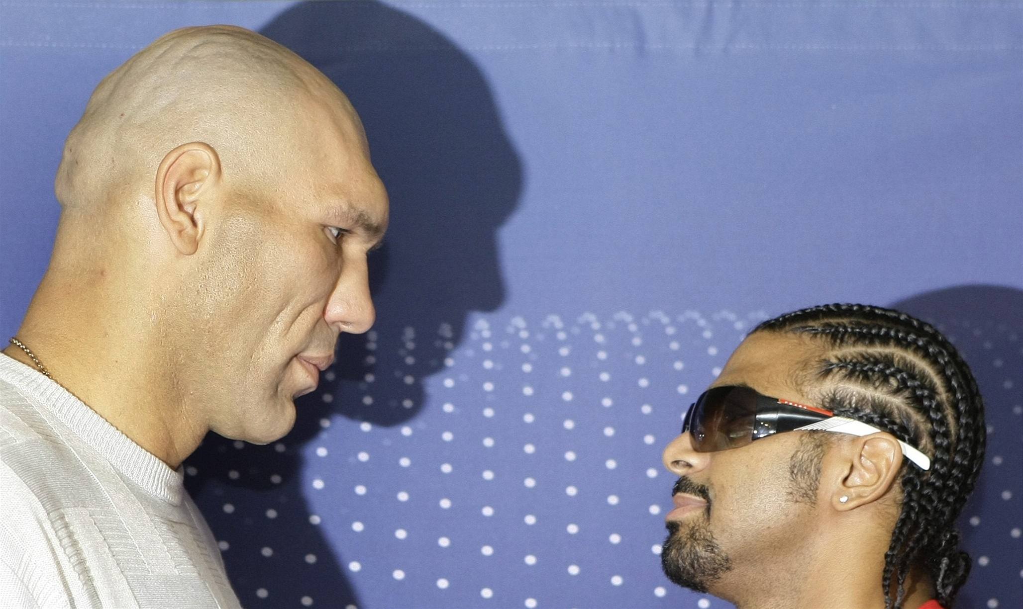 Fotogalerie: Nikolaj Valujev a David Haye.