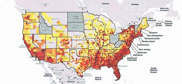 V USA vznikla interaktivní mapa AIDS | Téma | Lidovky.cz