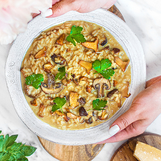 Italské houbové risotto. Jak na něj, poradí známá foodblogerka | Dobrá ...