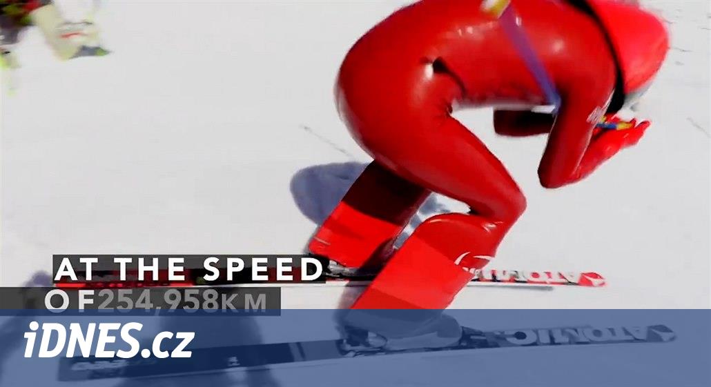 Lyžař se řítil jako formule. Rychlost 255 km/h je světovým rekordem ...