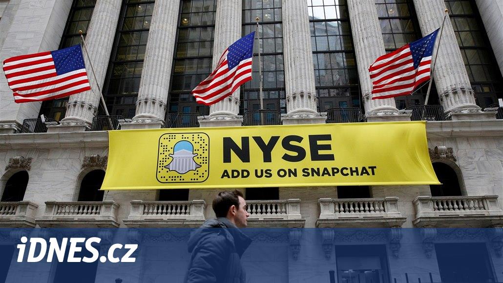 Snapchat zklamal trhy pomalým růstem, akcie se propadly o pětinu - iDNES.cz