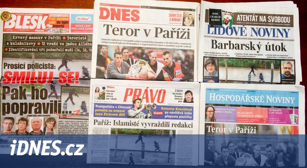 Deníky pokračují v poklesu, rostou pouze Sport a Lidové Noviny - iDNES.cz