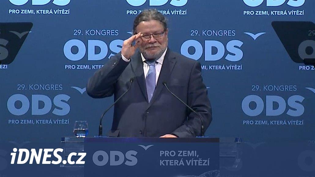 Alexandr Vondra na kongresu ODS: jsem stárnoucí havloid - iDNES.tv