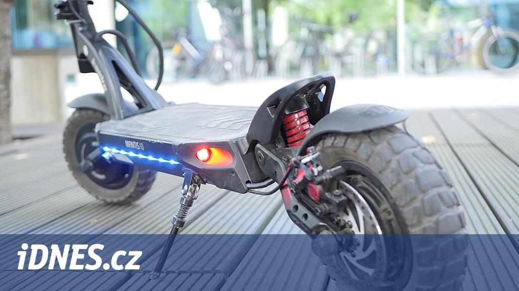 Kaabo Mantis 10 Plus: splašená koloběžka pro náročné - iDNES.cz