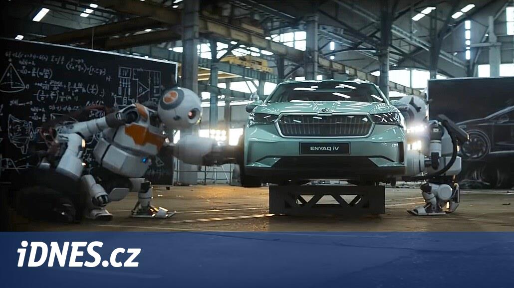 Robotičtí sirotci Čistík a Rychlík staví elektrickou škodu - iDNES.cz