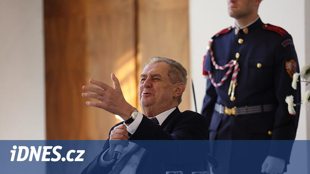 Zeman se na Hradě rozloučil s velvyslanci, poděkoval jim za práci ...