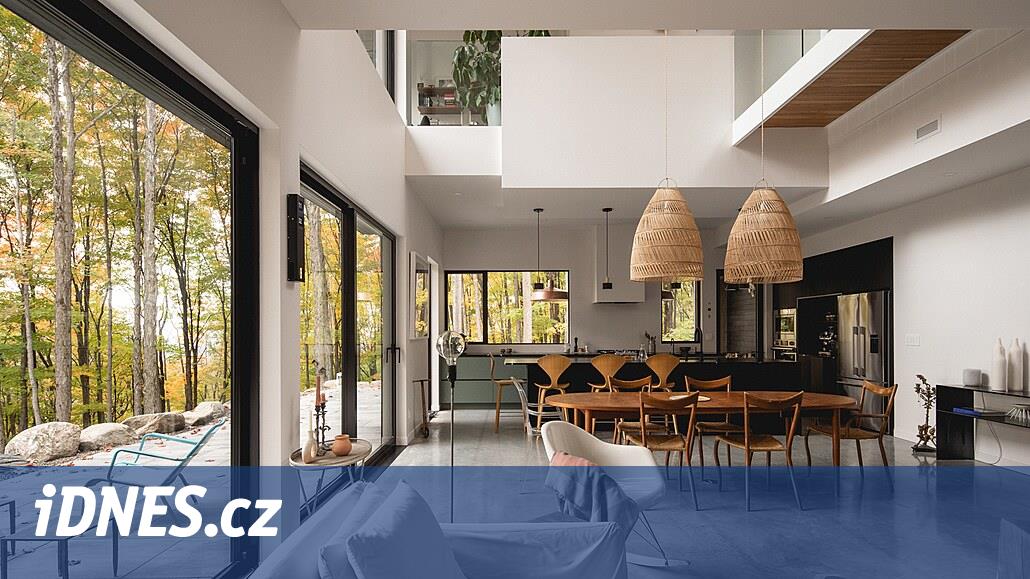 V lesích našla rodina klid. Jejich dům je úchvatný ve své obyčejnosti ...