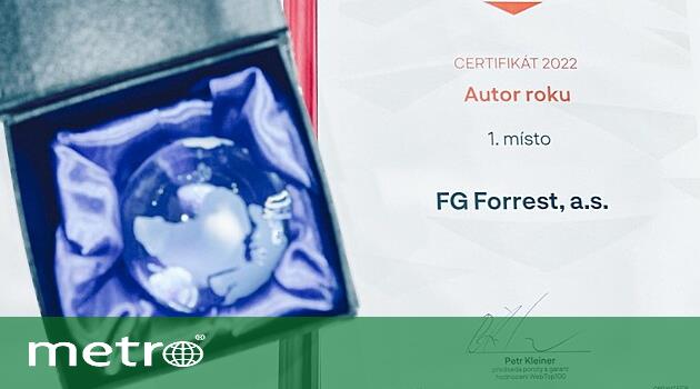 FG Forrest si ze soutěže WebTop100 2022 odnáší 4 ocenění, včetně hlavní ceny - Metro.cz
