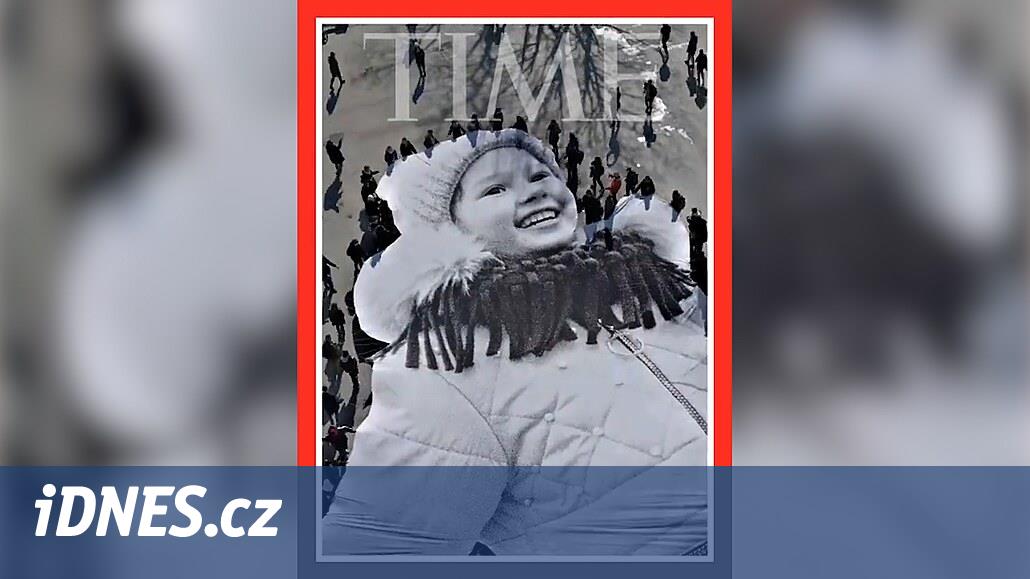 Tváří časopisu Time je ukrajinská dívka, která prchla před invazí ...