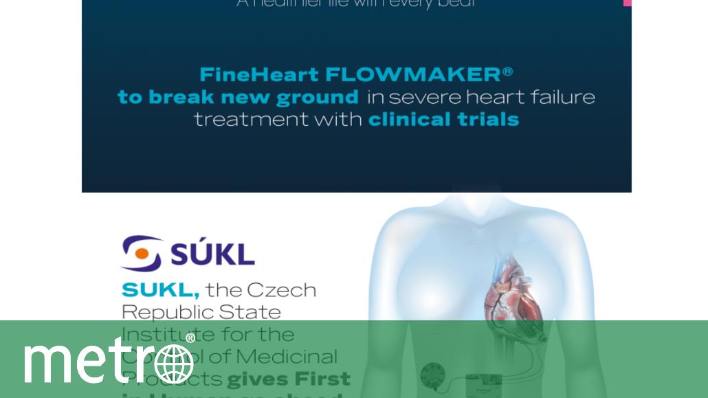 Společnost FineHeart získala souhlas českého zdravotního úřadu se ...