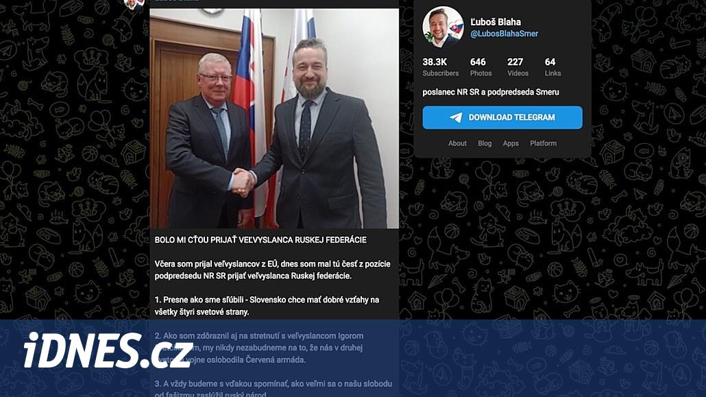 Rusko není náš nepřítel, agituje místopředseda slovenského parlamentu ...