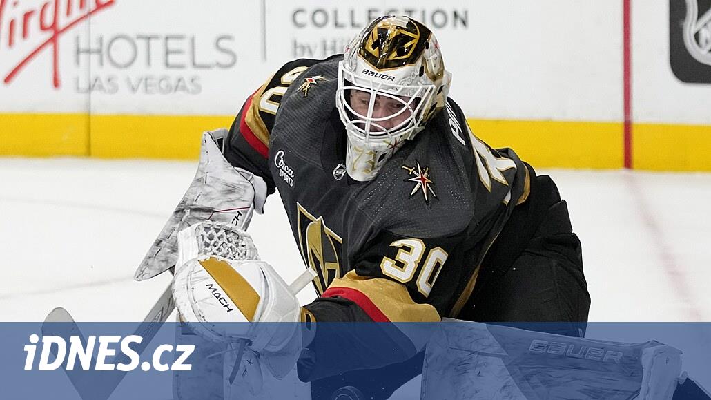 Hokejový brankář Patera podepsal v NHL novou roční smlouvu s Vegas ...