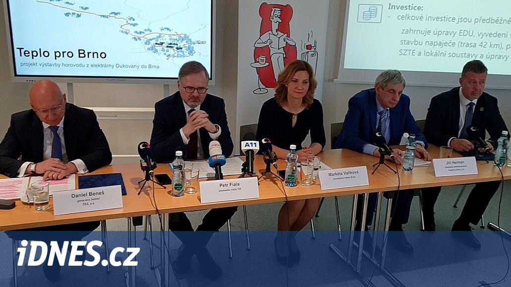 Horkovod z Dukovan do Brna má stát 19 miliard, je třeba získat tisíc pozemků - iDNES.cz
